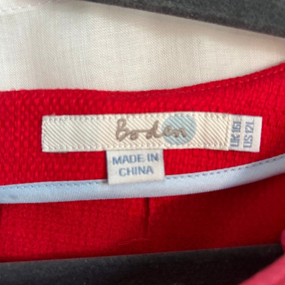 Boden Pippa Colorblock Textured Mini Shift Dress - Gem